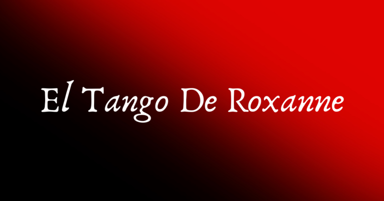 【楽曲情報】El Tango de Roxanne | “Moulin Rouge” Soundtrack｜Usha